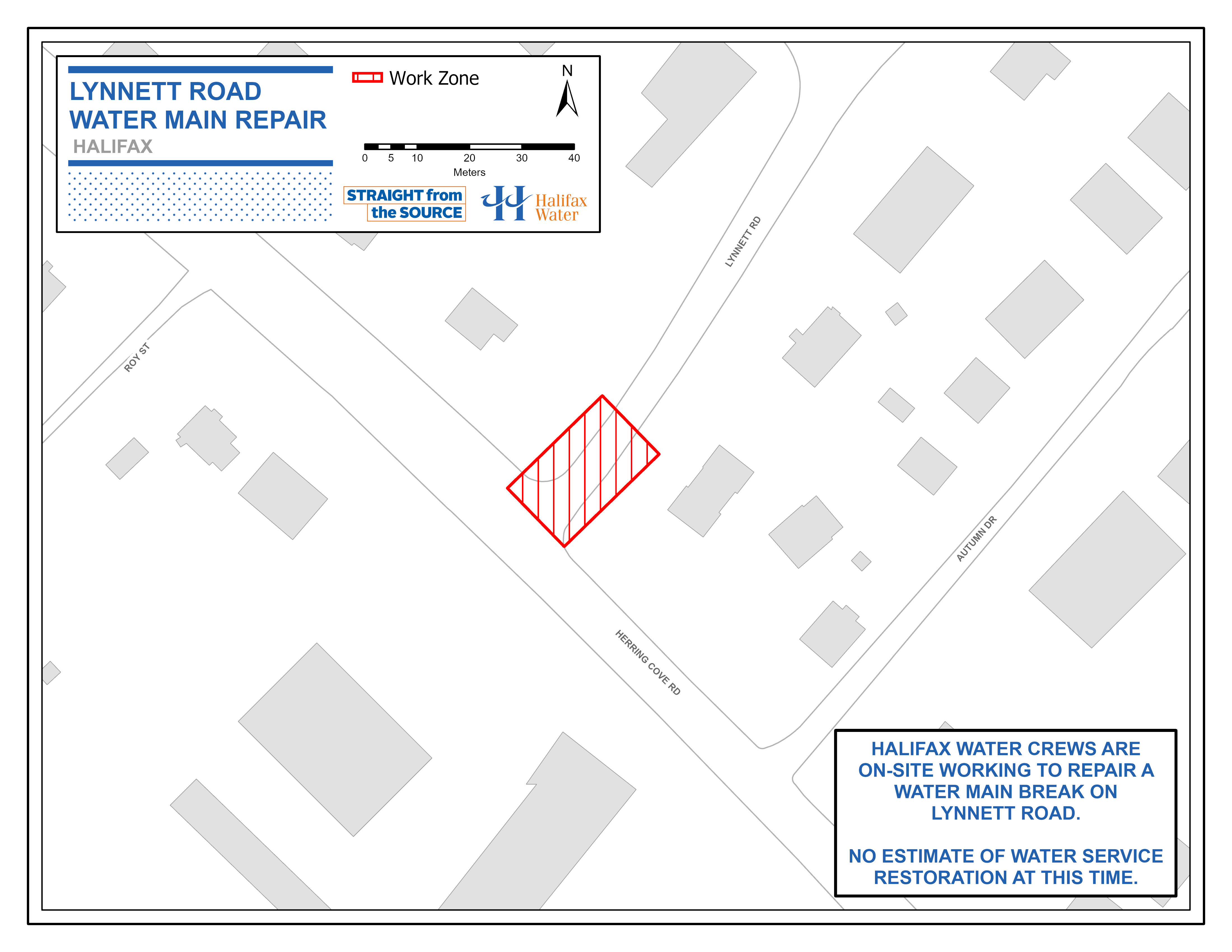 Lynnett Road - Water Main Repair | Halifax Water
