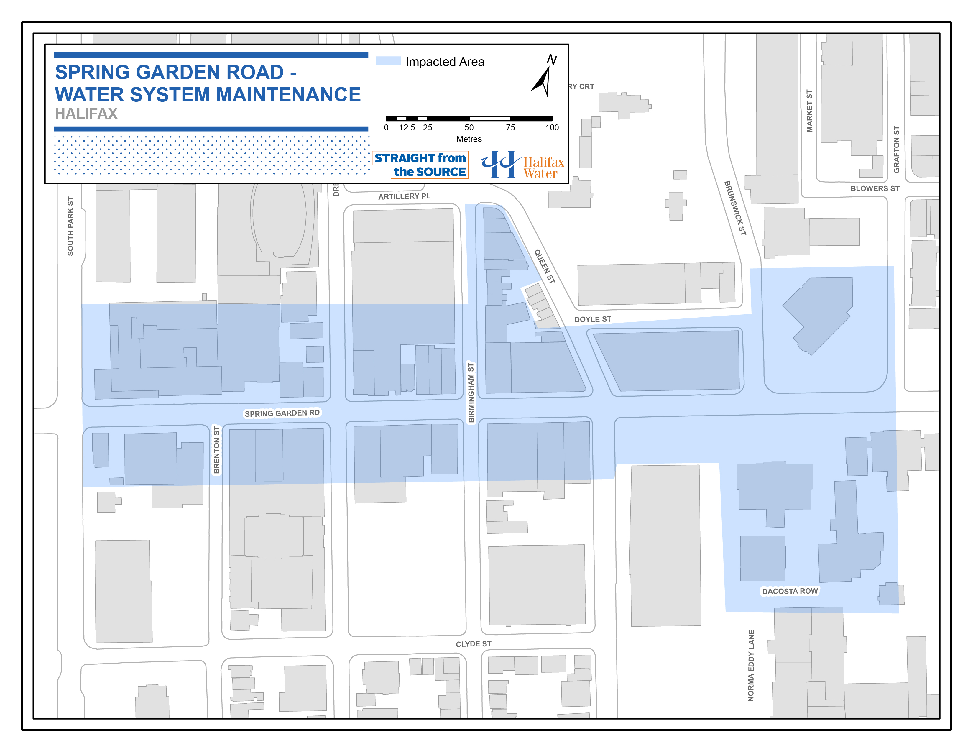 Spring Garden Road Area – Water System Maintenance | Halifax Water